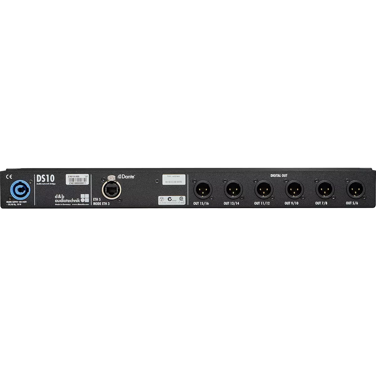 Hire The d&B DS10 Dante Converter From Patch Productions
