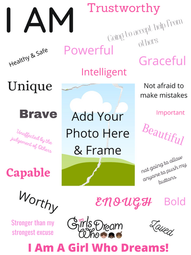 GWD Positive Affirmation Poster | Girls Who Dream