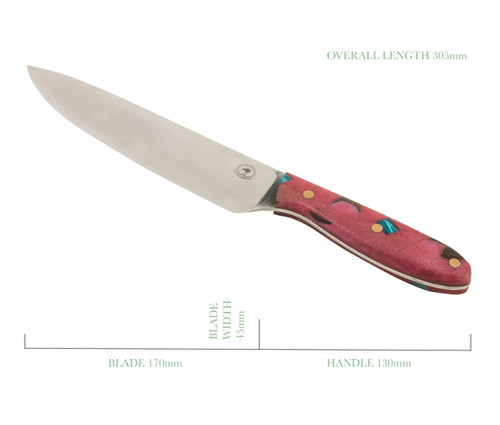 Crescent Moon Chef's Knife | Kiwi Blade