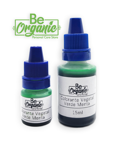 Colorante vegetal verde menta | beorganic-colombia