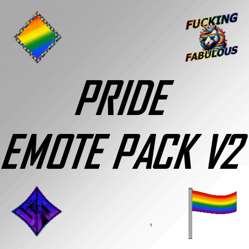 Pride Animated Emote Pack V2 | Streamers Paradise