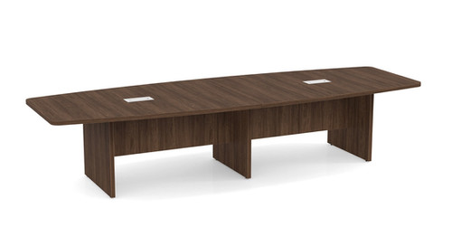 Intensely Charming Modern Conference Table - 12ft Boat Top