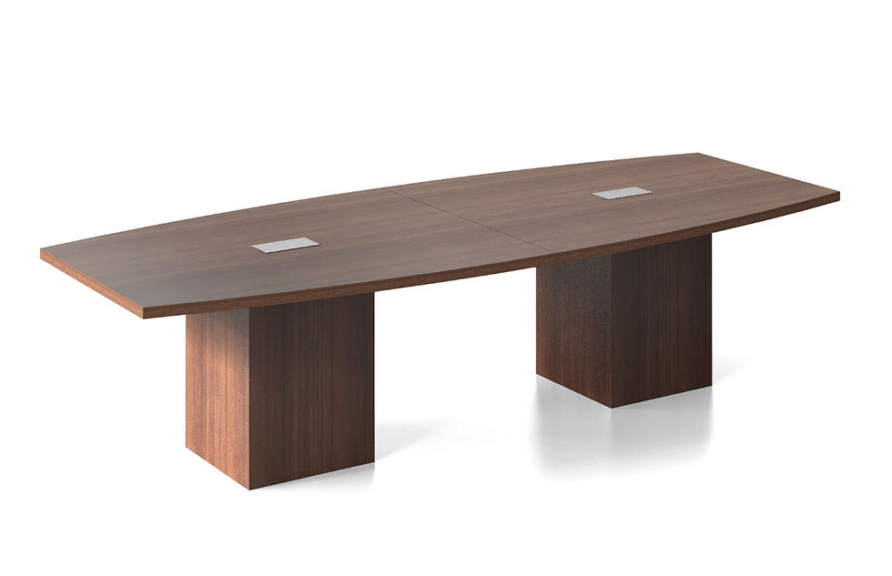 10 ft Conference Table has Storage Legs with Doors