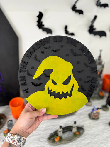 Oogie Boogie wooden sign plaque | Ears To You Creation