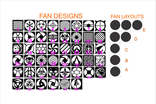 Select your Fan Grill / Design | jmmods
