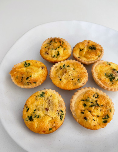 Quiche Lorraine Mini Tart | Pinto Pantry
