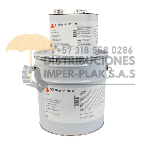 SIKALASTIC-701 CO PROTECTOR DE POLIURETANO ALIFÁTICO (COMP. AB) GRIS X ...