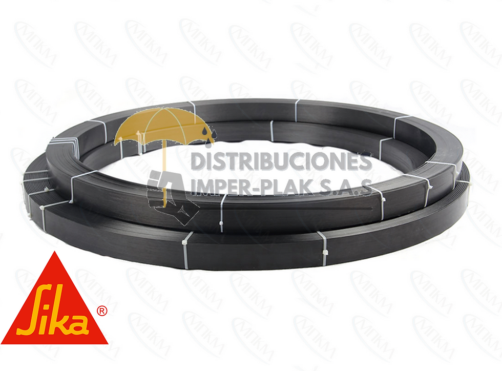 SIKA CARBODUR S-512 (6cm x 1.2mm) X 1 METRO. PLATINAS DE FIBRA ...