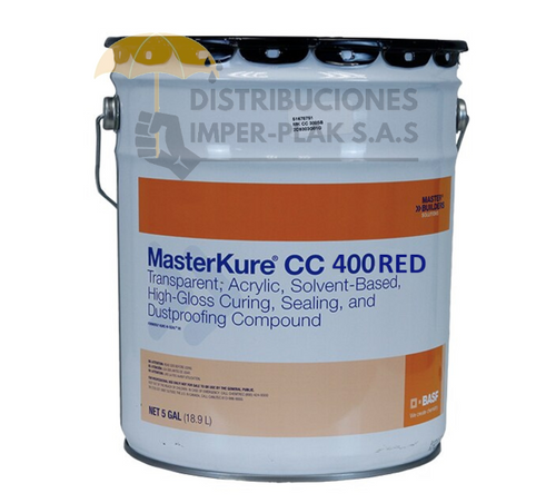 MASTERKURE CC 400 RED X 16 KG COMPUESTO ROJO PARA EL CURADO ...