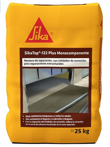 SIKATOP 122 PLUS MONOCOMPONENTE MORTERO ACRÍLICO X 25kg ...