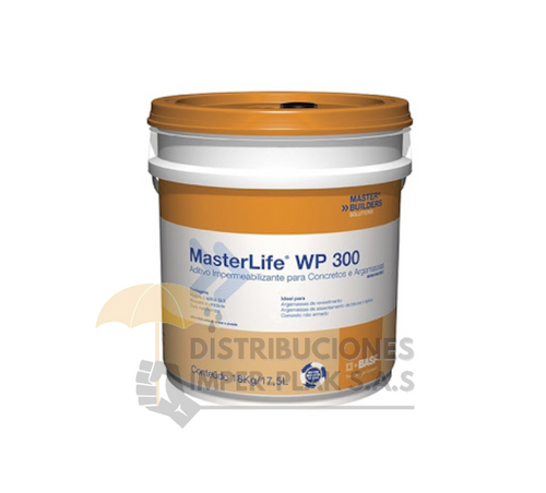 MASTERLIFE WP 300 X 20 KG IMPERMEABILIZANTE INTEGRAL LÍQUIDO ...