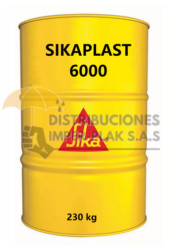 SIKAPLAST-6000 X 230 KG. SUPERPLASTIFICANTE REDUCTOR DE AGUA ...