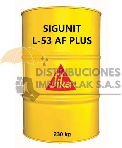 SIKA SIGUNIT L-53 AF PLUS X 230 KG. ACELERANTE LÍQUIDO | Distribuciones ...
