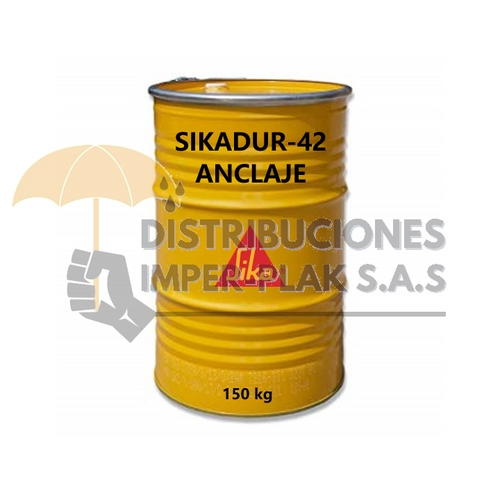 SIKADUR-42 ANCLAJE L X 150.0 KG GROUT EPÓXICO | Distribuciones Imper-Plak