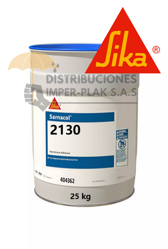 SIKA SARNACOL-2130 ADHESIVO BASE AGUA X 25kg | Distribuciones Imper-Plak