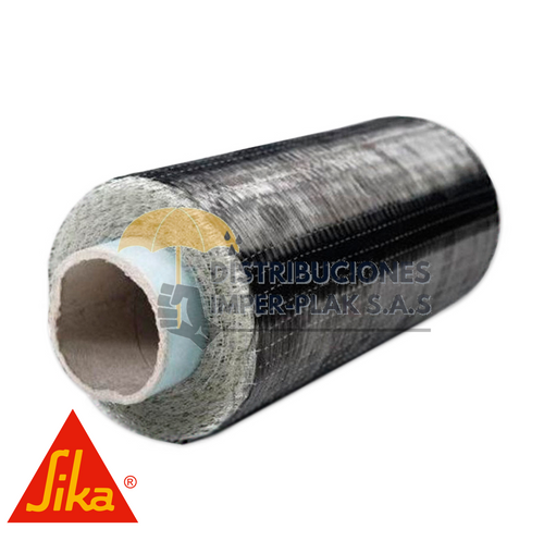 SIKAWRAP 300C (ROLLO 50cm x 100Cm) TEJIDO DE FIBRA DE CARBONO X 1m ...