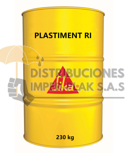 SIKA PLASTIMENT-RI X 230 KG. ADITIVO LÍQUIDO | Distribuciones Imper-Plak