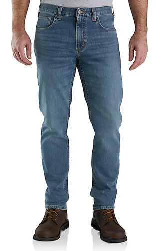 Rugged Flex Relaxed Fit Low Rise 5-Pocket Tapered Jean | Stockman Feed