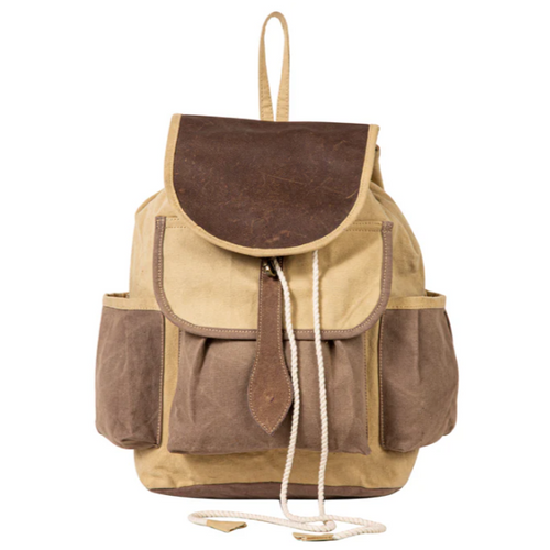 Myra Bag Chesternut Journey Canvas Backpack Bag | Leggett