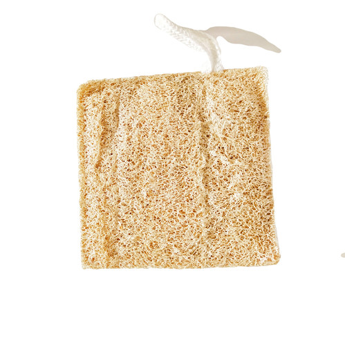 Natural luffa bath sponge square shape | TRANSION EXPORT