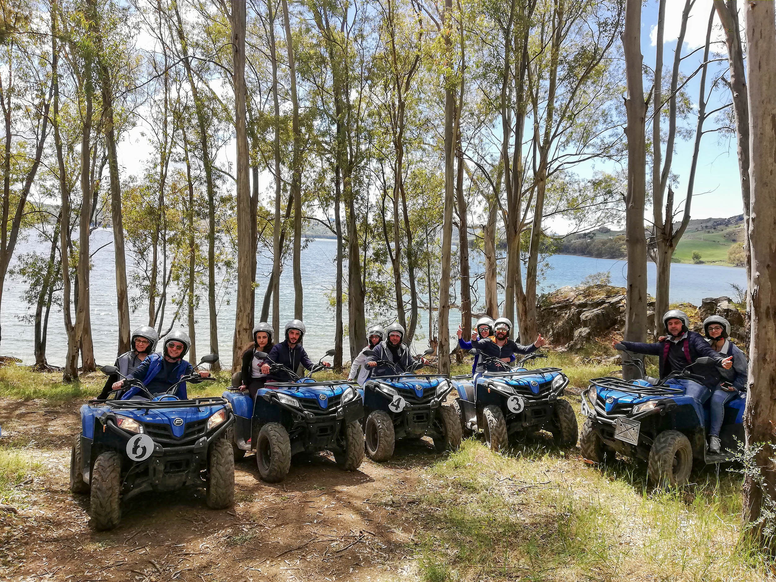 Pozzillo Quad Tour, Off-road Trail Around the Lake of Pozzillo