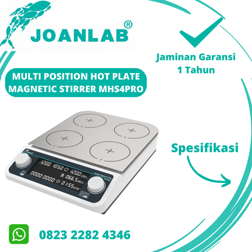 MULTI POSITION HOT PLATE MAGNETIC STIRRER MHS4PRO | AMI Scientific