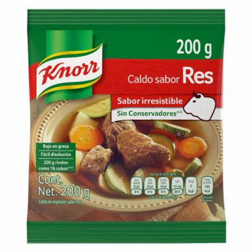 Caldo de res Knorr en polvo 200 g | Tienda de abarrotes