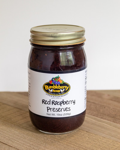 Red Raspberry Preserves | Bumbleberry Acres
