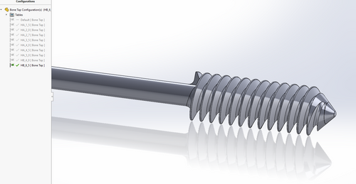 Orthopedic Bone Tap CAD Models – Parametric Engineering Reference (HA ...