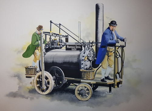 Trevithick's Puffing Devil | markdaleartist