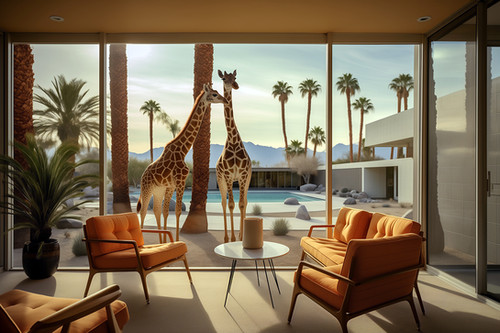 GIRAFFES AU SALON | Alexandre Fauve