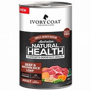IVORY COAT Dog Wholegrain Beef Brown Rice 12x400g | Pet Menu