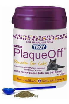 TROY Plaqueoff Powder for Cats 40g | Pet Menu