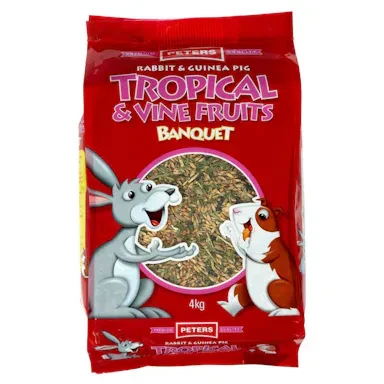 Speical peters Tropical & Vine Fruit Medley Rabbit and Guinea Pig Food ...