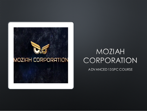 Advanced 13 SPC Course | moziahcorporation