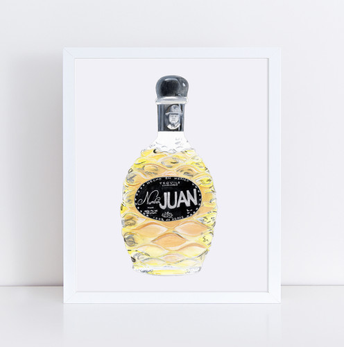 Number Juan Extra Anejo Tequila | emilymercedesart
