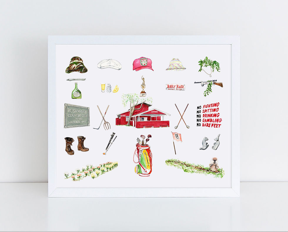 Caddyshack Collection | emilymercedesart