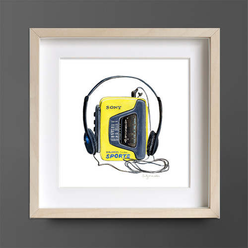 Walkman *ORIGINAL PAINTING* | emilymercedesart