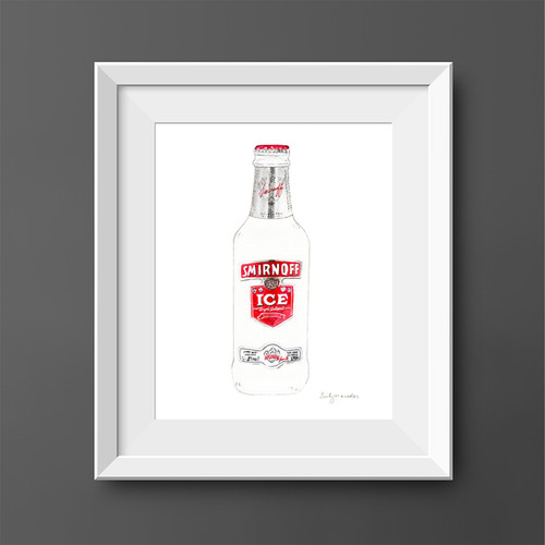 Smirnoff Ice *ORIGINAL PAINTING* | emilymercedesart