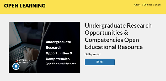 UROC - Undergraduate Rsch Opp & Comp | OUR
