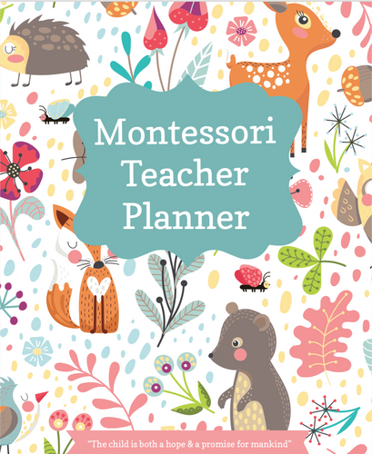 Montessori Teachers Planner | Little Fox Planners
