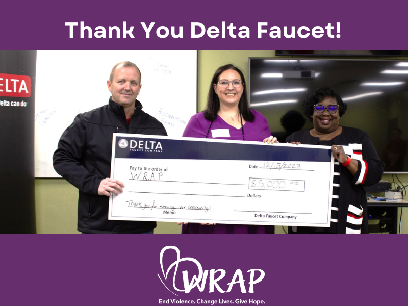 Delta Faucet Donation Supports WRAP’s Work
