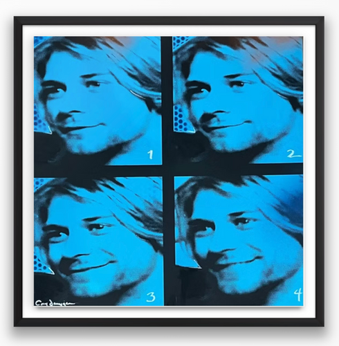 Smile, Kurt: Blue | Cory Danziger Art