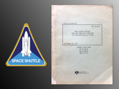 1977 Shuttle APU Certification Test Report | Orbital Artifacts