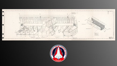 Mid Fuselage Assembly Schematic (OV-101) | Orbital Artifacts