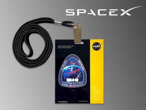 SpaceX DM-2 Staff Launch Badge | Orbital Artifacts