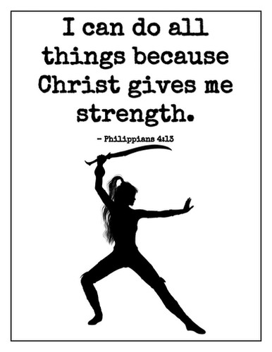 I Can Do All Things Through Christ / Philippians 4:13 / God’s Warrior ...