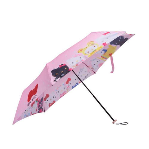 SANRIO HELLO KITTY COMPACT UMBRELLA 50TH ANNIVERSARY SERIES | MOXLA