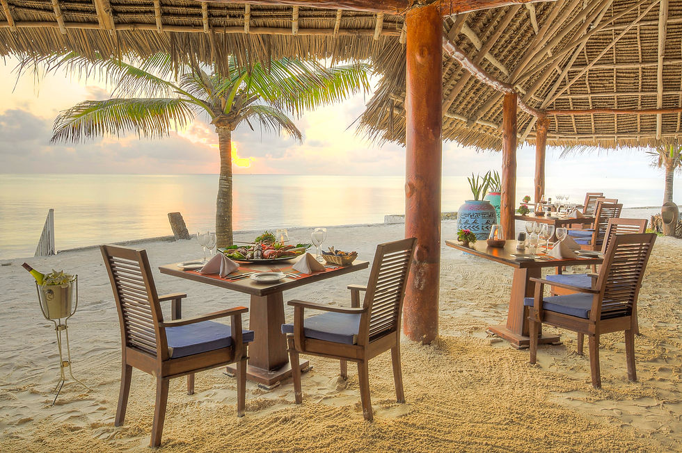 Bluebay Hotels Zanzibar - RESTAURANTS at Bluebay Beach Resort & Spa
