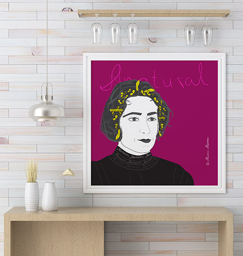 Portrait of Rachel Bluwstein Painting | Marina Manukian Art